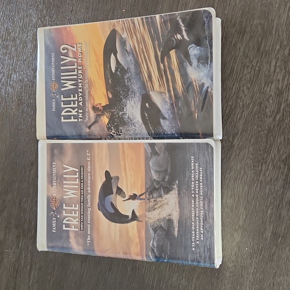 Other | Vintage Free Willy And Free Willy 2 Vhs Video Tapes | Poshmark